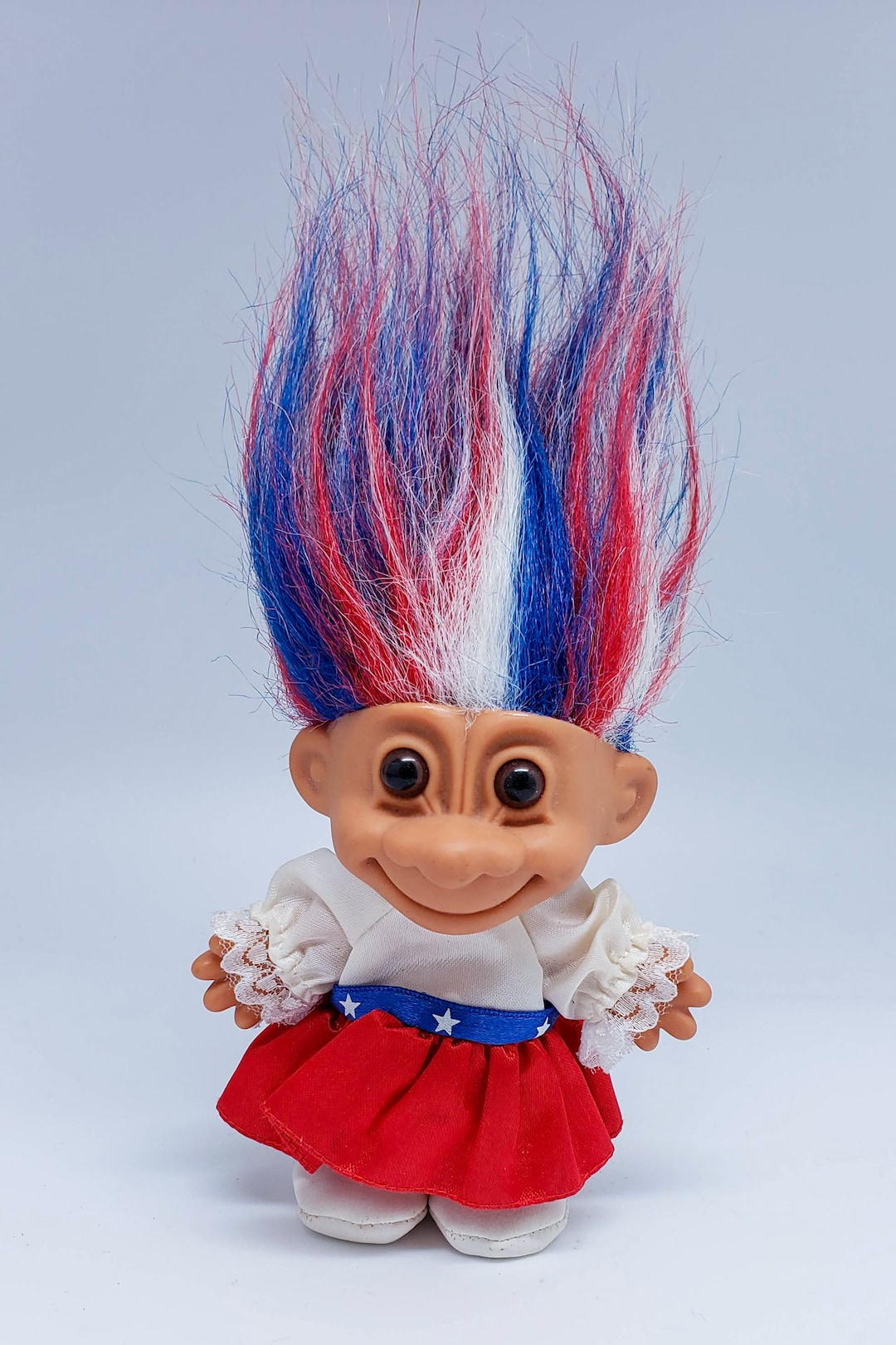 Vintage Russ Troll Doll - Patriotic - Etsy