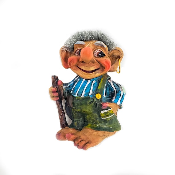 Swedish Trolls Troll With Walking Stick MAGNET - Etsy