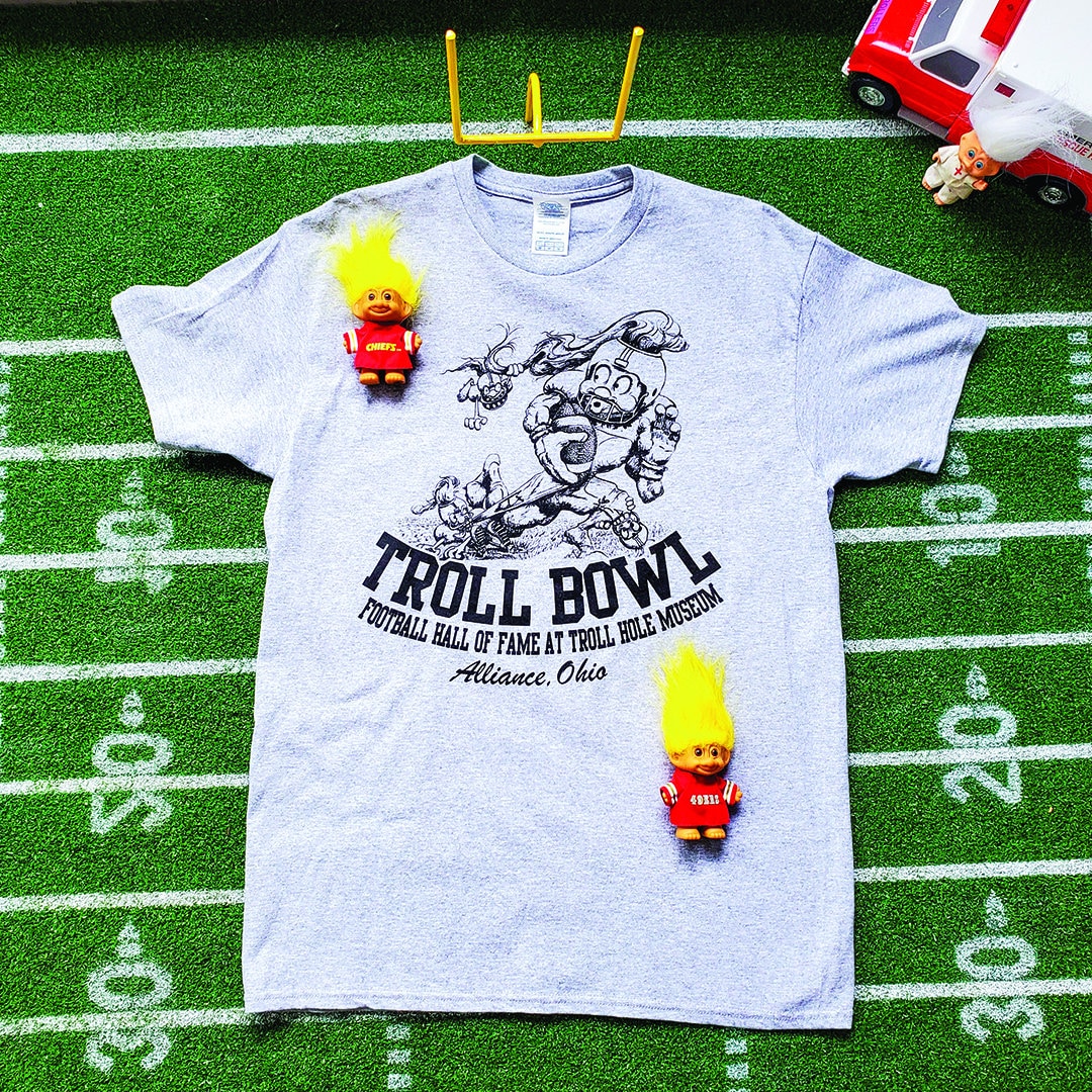 Troll Bowl - Football Hall of Fame at Troll Hole Museum T-shirt - Etsy