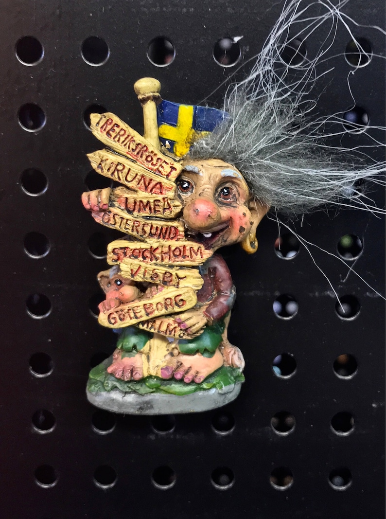 Signpost Troll Magnet - Etsy