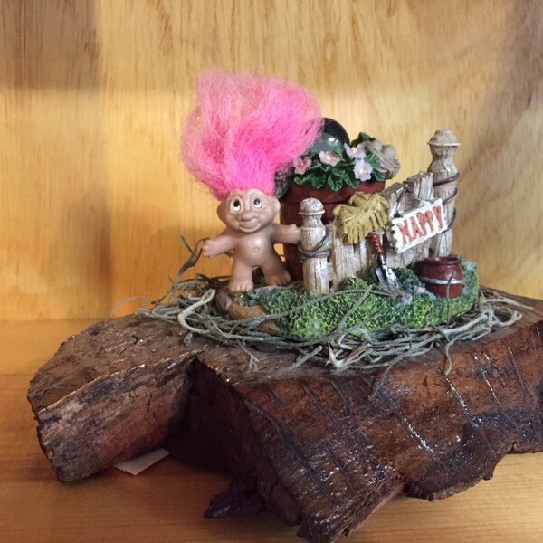 Blue Hair Troll Doll - Etsy