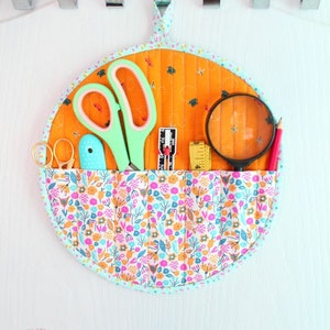 Quilted Sewing Supplies Organizer PDF Tutorial, How to Sew a Sewing ...