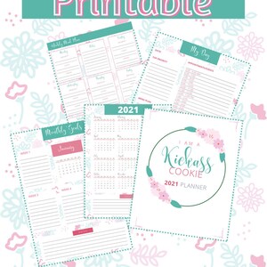 2021 Yearly Planner Printable, Yearly Planner, Planner Printable ...