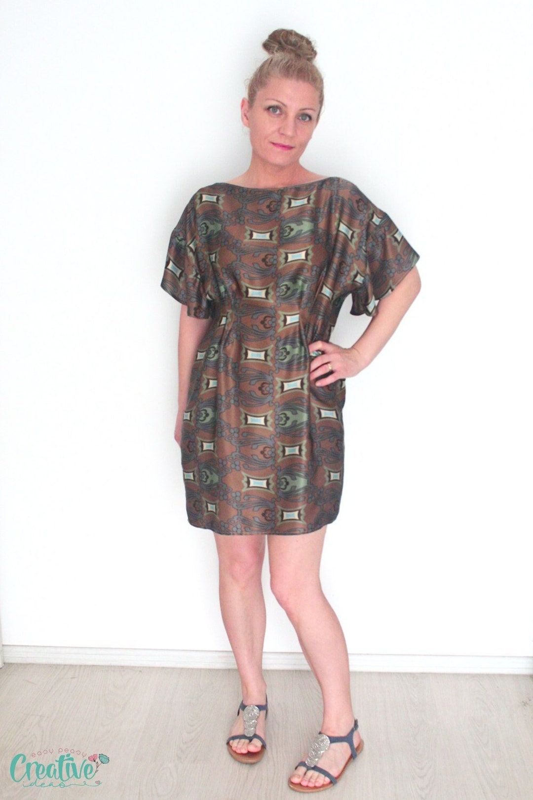 Boat Neck Dress Pattern, Boat Neck Dress, Boatneck Dress Pattern, Dress ...