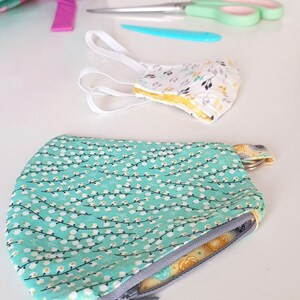 Face Mask Pouch Sewing Pattern, Diy Face Mask Pouch, Mask Pouch Pattern ...