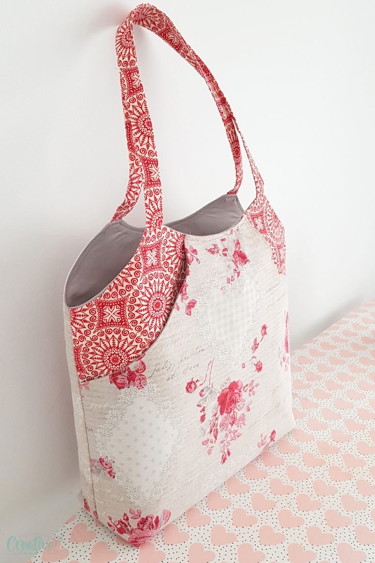 Deep Front Pocket Tote Bag Pattern Pocket Tote Bag Pattern - Etsy