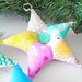 Patchwork Star Ornaments Sewing Pattern, Patchwork Stars, Star ...