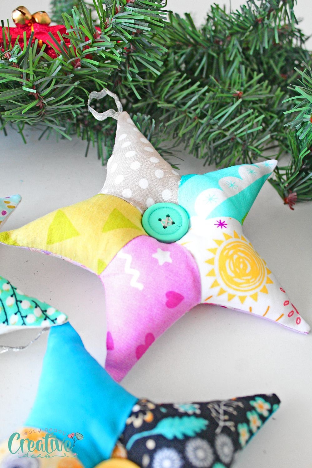Patchwork Star Ornaments Sewing Pattern Patchwork Stars Star - Etsy