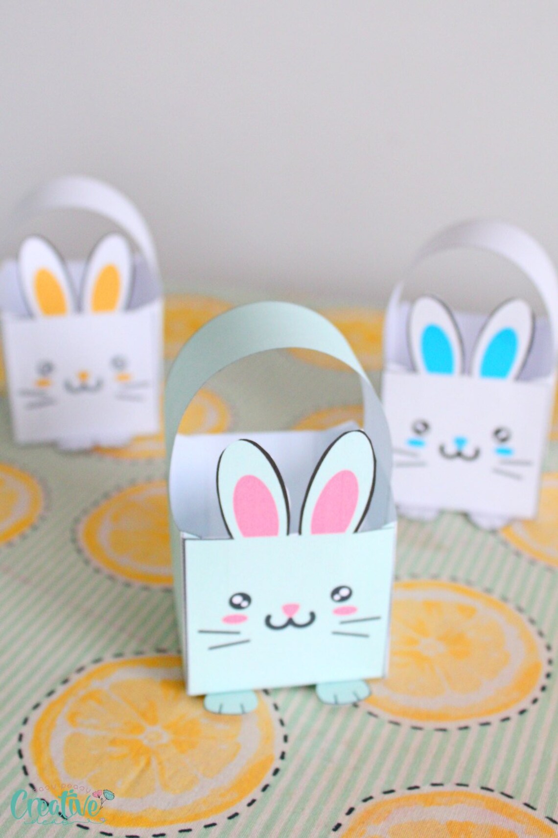 Printable Easter Basket, Easter Basket Craft, Easter Basket Template ...