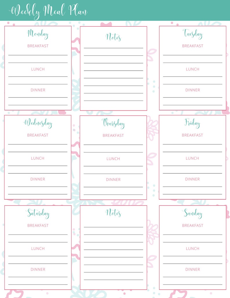 2021 Yearly Planner Printable Yearly Planner Planner - Etsy