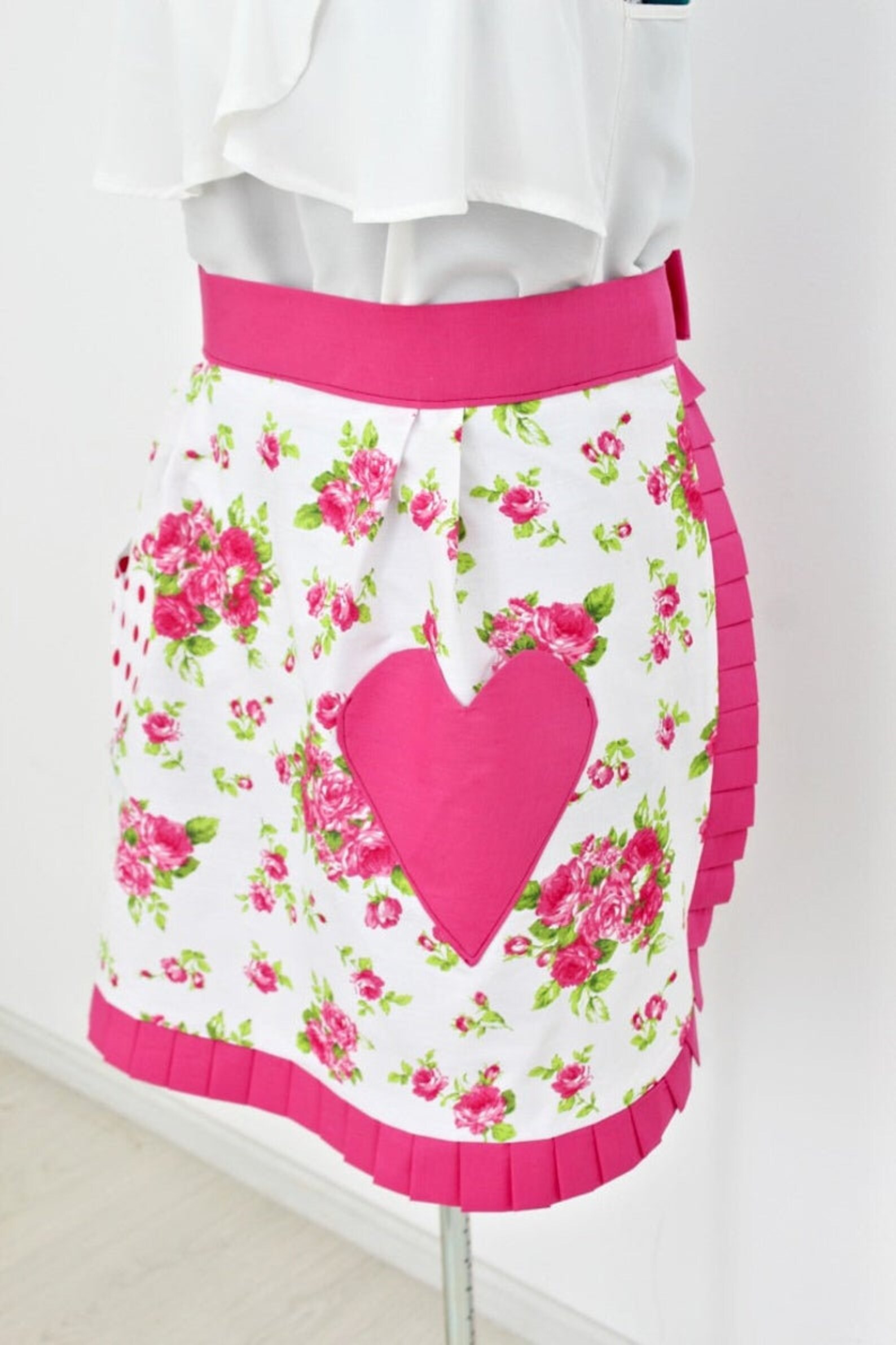 Half Apron Sewing Pattern, Ruffled Apron, Apron Pattern, Apron Sewing ...
