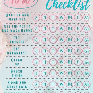 Morning Routine Checklist Printable, Printable Morning Checklist ...