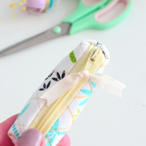 Small Coin Purse Sewing Tutorial, Quilt Small Coin Purse, Mini Coin ...