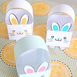 Printable Easter Basket, Easter Basket Craft, Easter Basket Template ...