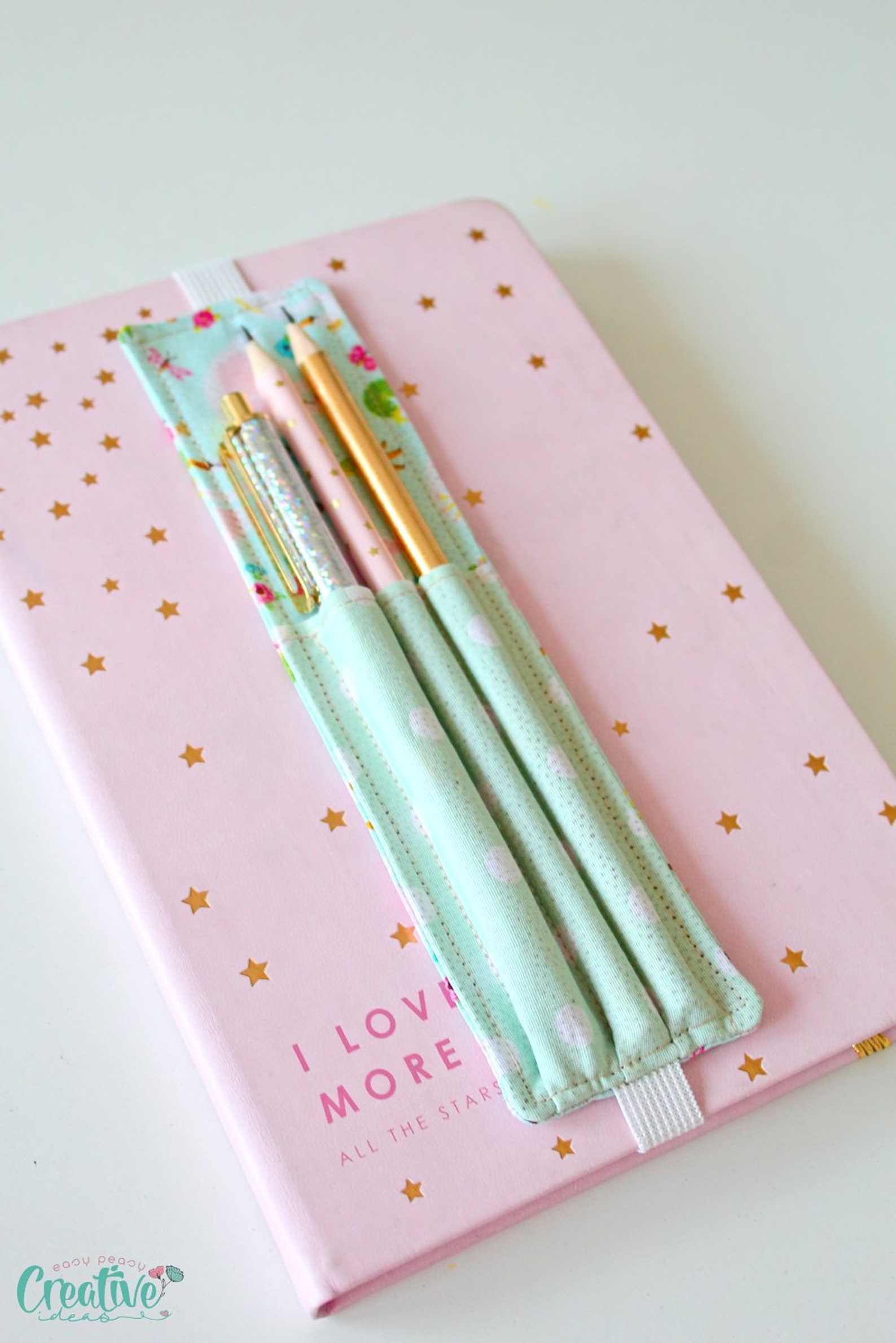 DIY Notebook Elastic Pen Holder - Instant Download Step-by-step ...