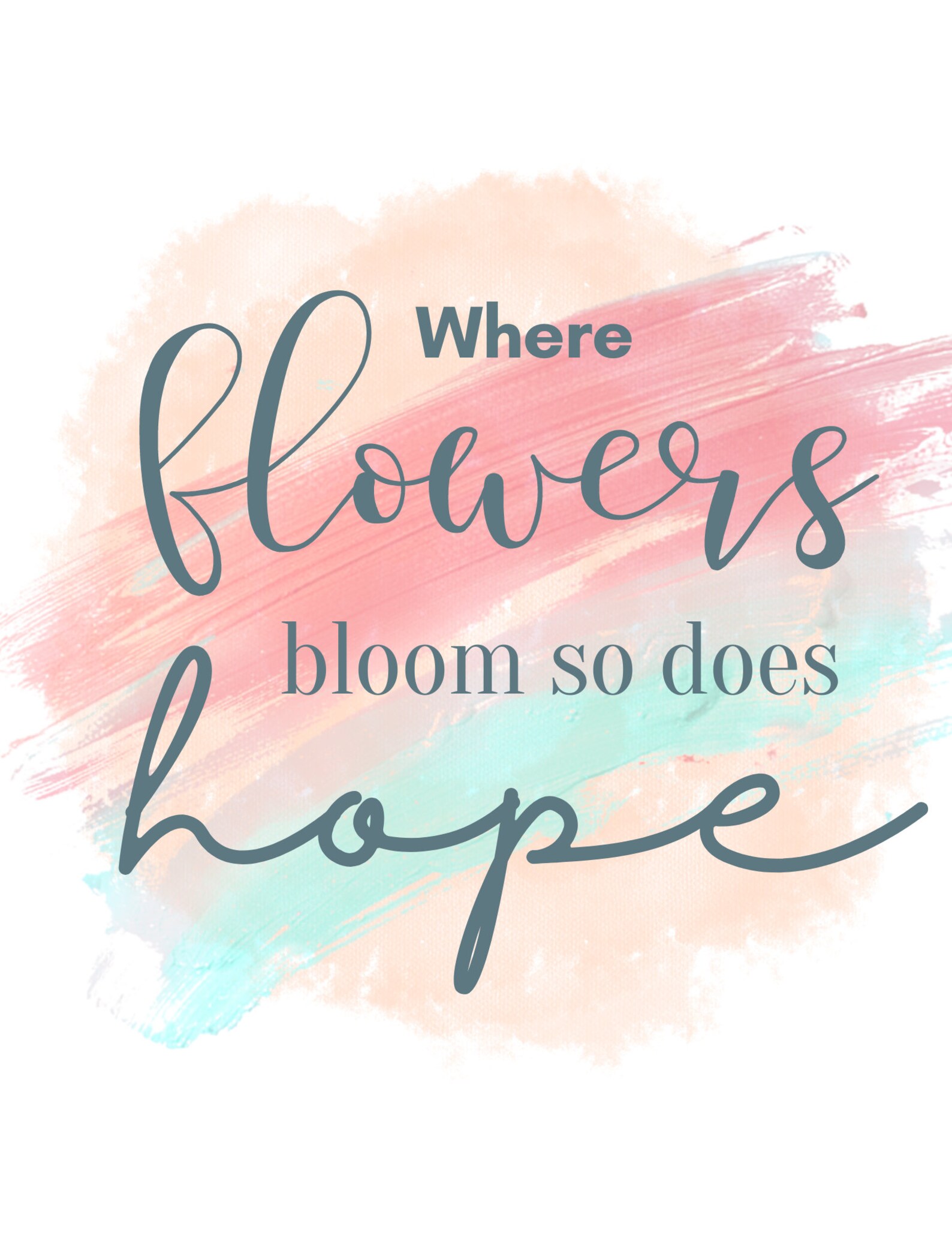 Spring Wall Art Printable Spring Wall Art Spring Printables - Etsy