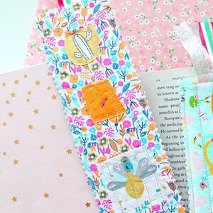 Scrappy Bookmark Sewing Tutorial, Easy Bookmarks to Sew, Fabric ...