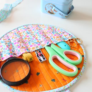 Quilted Sewing Supplies Organizer PDF Tutorial, How to Sew a Sewing ...