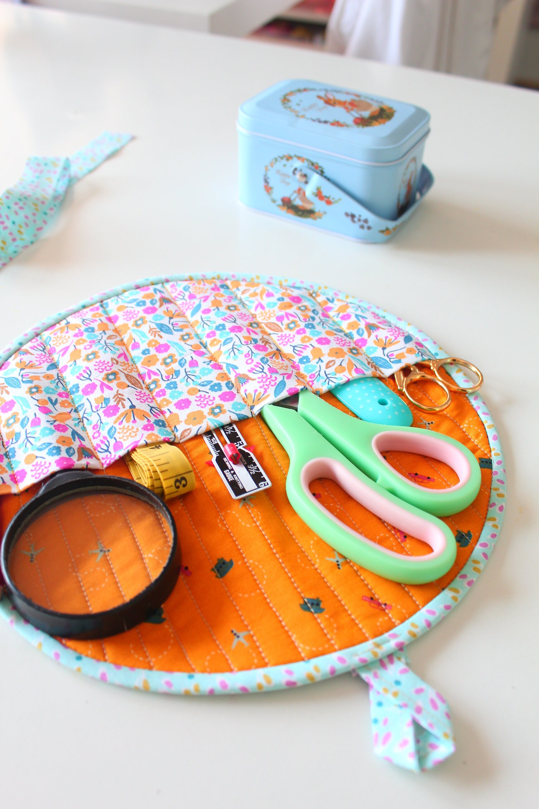 Quilted Sewing Supplies Organizer PDF Tutorial, How to Sew a Sewing ...