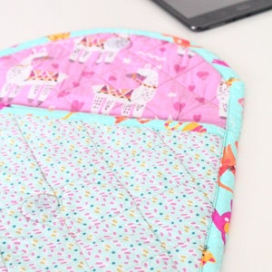 Quilted Table Case Sewing Pattern, DIY Tablet Case, How to Make a ...