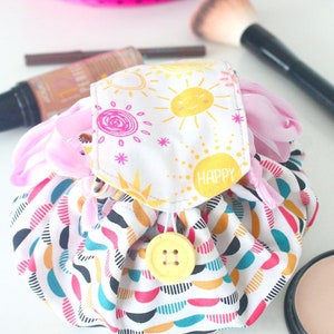 Makeup Bag Sewing Pattern, Mini Makeup Bag Sewing Pattern, Drawstring ...