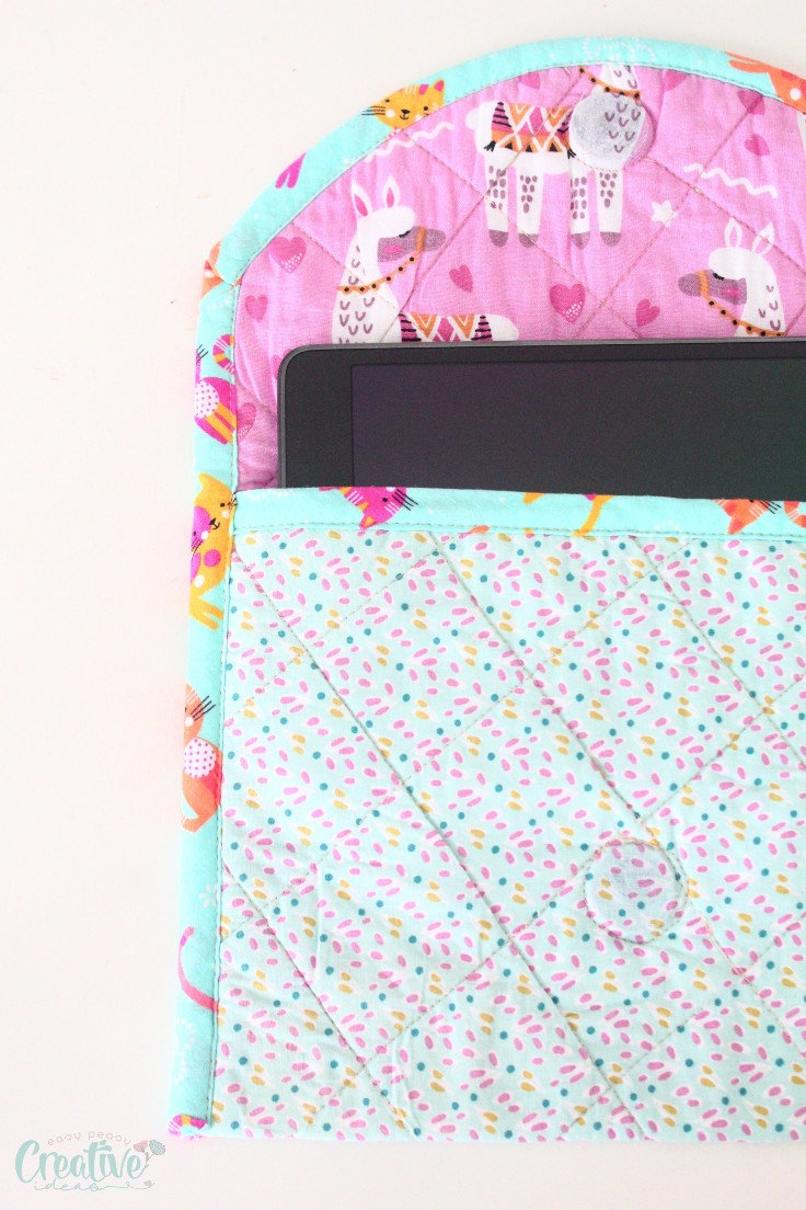 Quilted Table Case Sewing Pattern, DIY Tablet Case, How to Make a ...