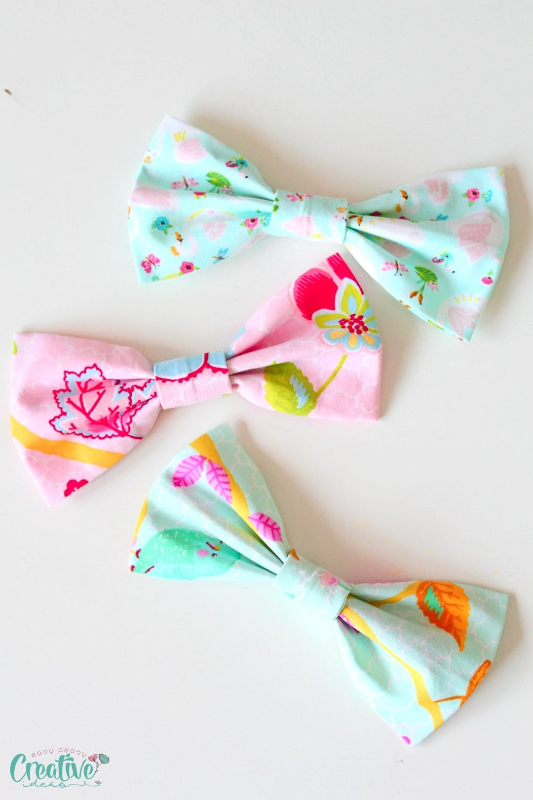 DIY Fabric Bows Sewing Tutorial, How to Make Fabric Bows, Fabric Bows ...