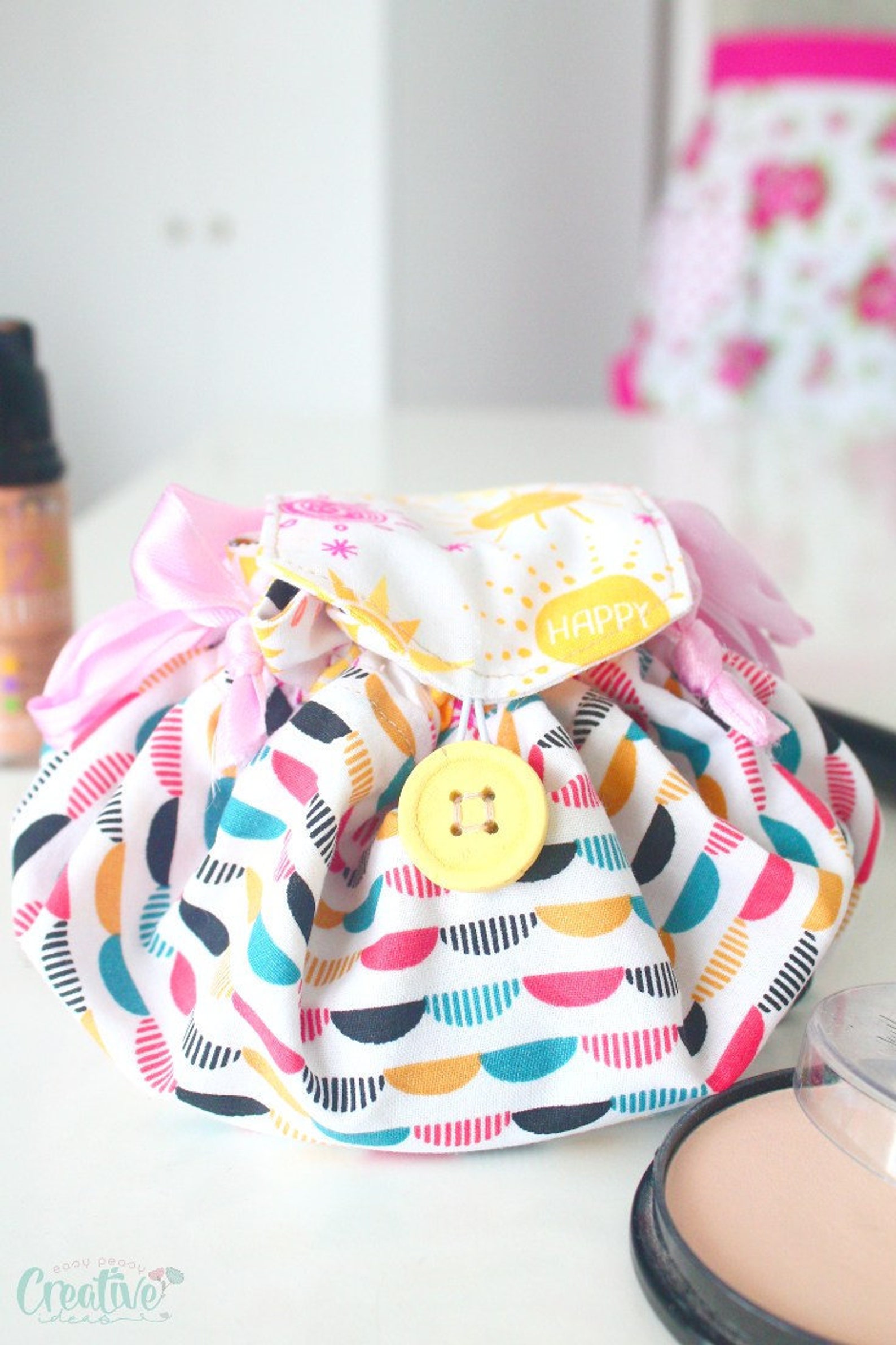 Makeup Bag Sewing Pattern Mini Makeup Bag Sewing Pattern - Etsy