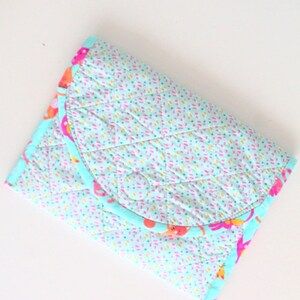 Quilted Table Case Sewing Pattern, DIY Tablet Case, How to Make a ...