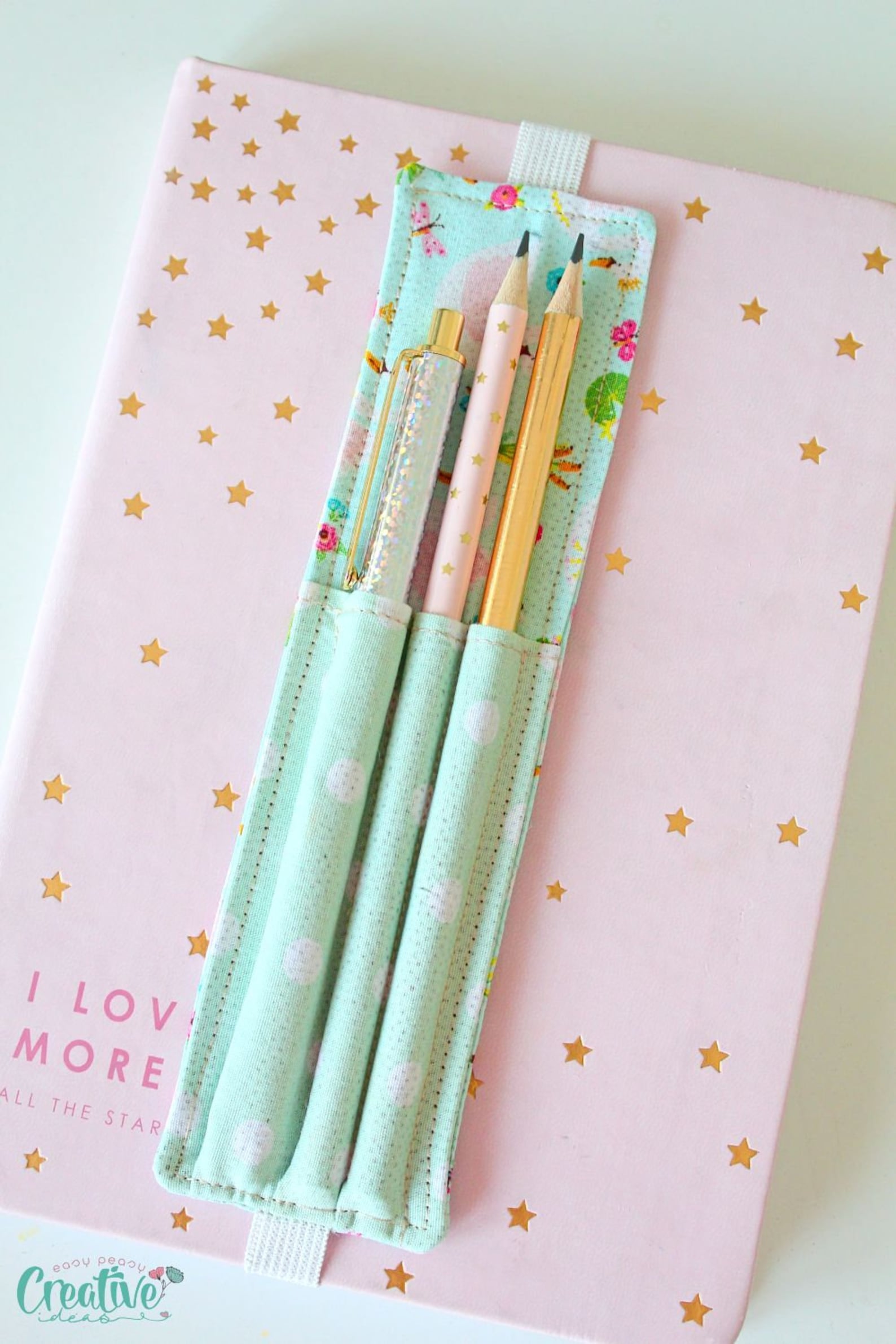 DIY Notebook Elastic Pen Holder - Instant Download Step-by-step ...
