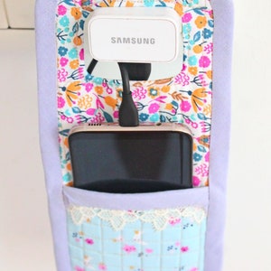 Quilted Phone Charger Holder Pattern, Phone Charger Holder, Mobile ...
