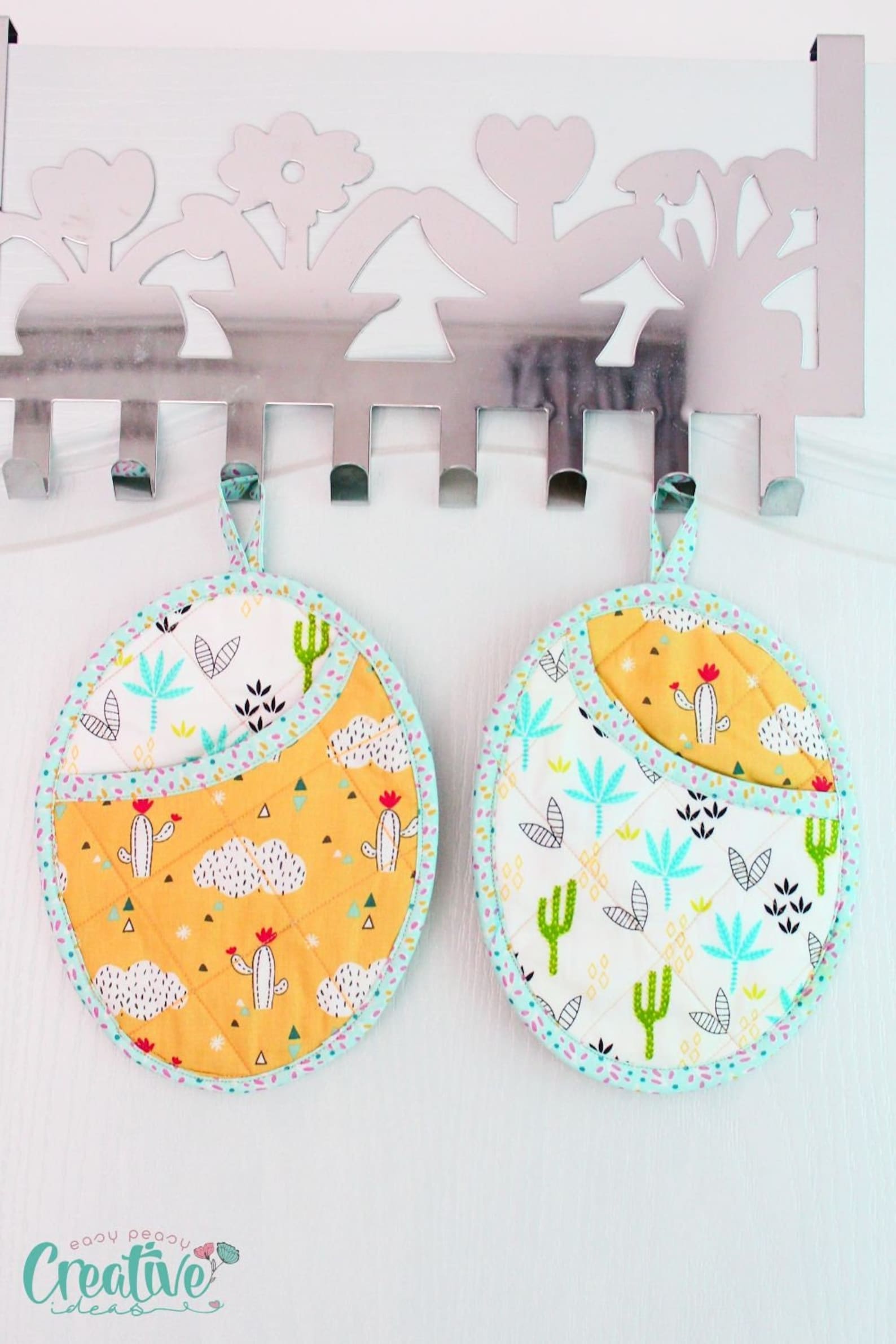 Oval Pocket Pot Holders Sewing Pattern Pot Holders - Etsy