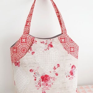 Deep Front Pocket Tote Bag Pattern, Pocket Tote Bag Pattern, Front ...