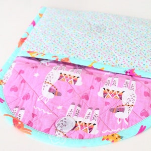 Quilted Table Case Sewing Pattern, DIY Tablet Case, How to Make a ...