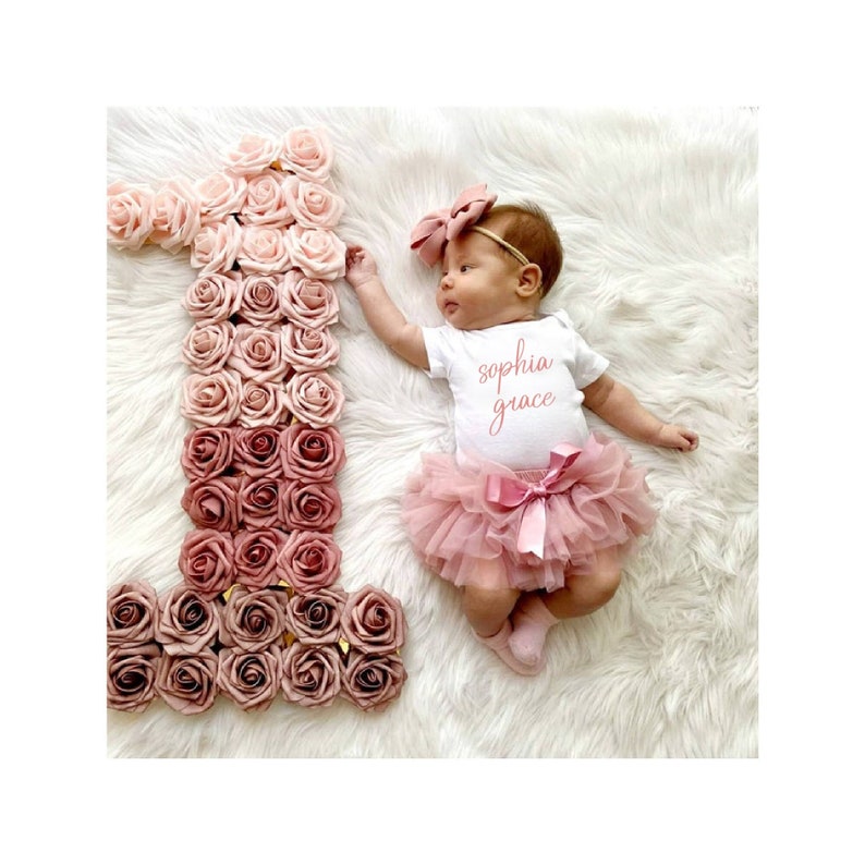 Baby Girl Outfit With Name, Tutu Outfit Personalized - Etsy