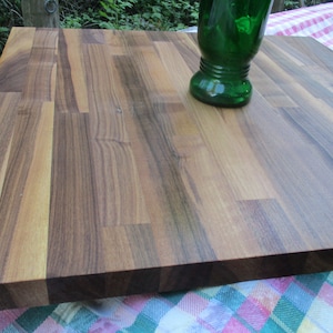 Cafe Table Butcher Block, Walnut Butcher Block Table, Table Top, Cafe ...