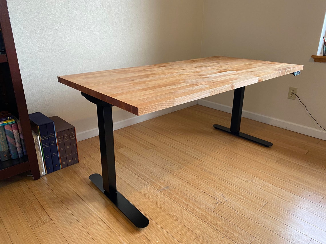 Sit Stand Desk Combo Complete BYO Desk Set Made in USA W | Etsy
