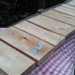 Maple Billets,boards of Figured Maple ( Quilt, Flame, Burl, Spault ...