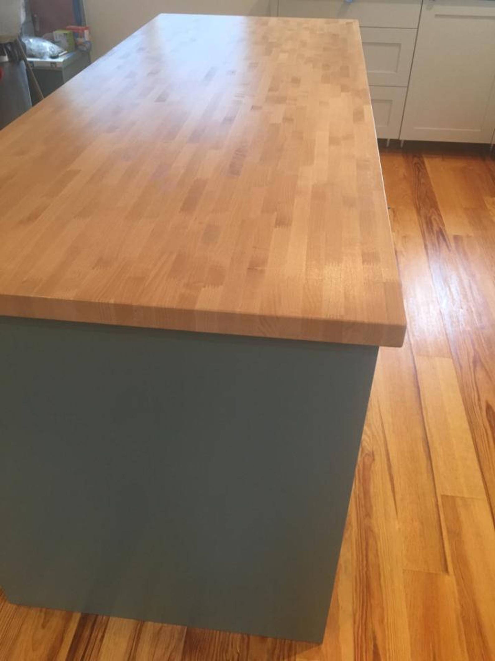 ALDER Wood Butcher Block Desk, Island, Counter Top, Work Station ...