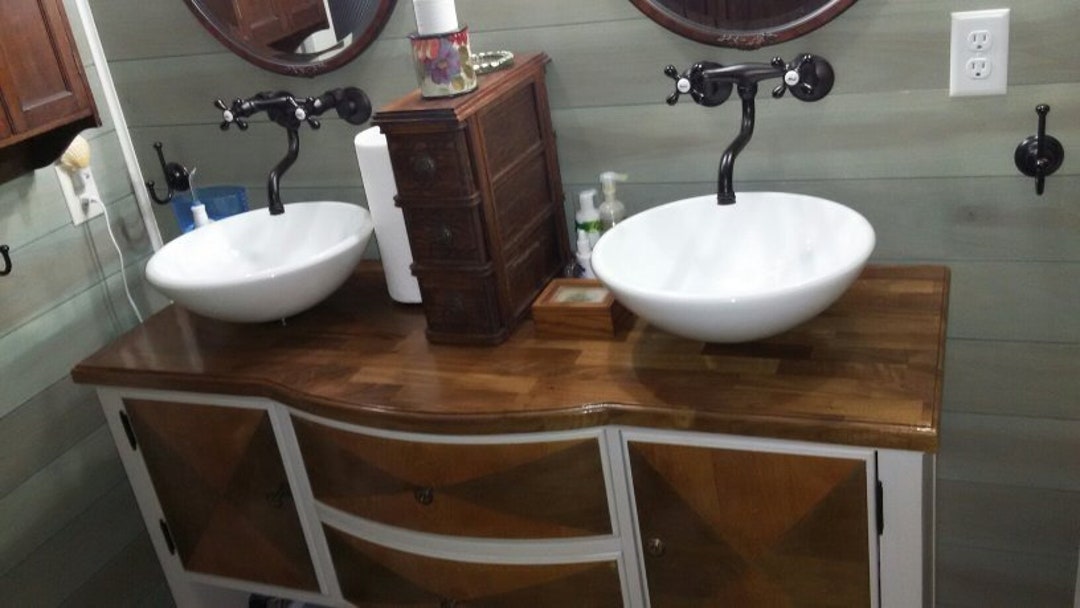 Butcher Block Walnut Desk, Island, Bar, Walnut Counter Top /desk or ...