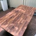Pretty Walnut Butcher Block Desktop, 25-30" X 48 to 72 Inch Long USA ...