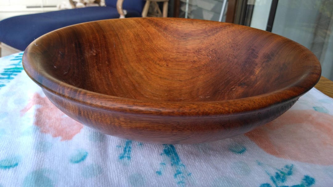 Koa Bowl, Native Koa Wood, Heavy Duty Hand Made KOA Bowl, From Native KOA Wood. Hawaiian KOA ...