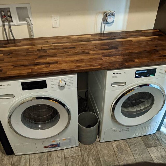 Pretty Walnut Butcher Block Desktop, 25-30" X 48 to 72 Inch Long USA ...