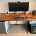 Sit Stand Desk Combo Complete BYO Desk Set Made in USA W - Etsy