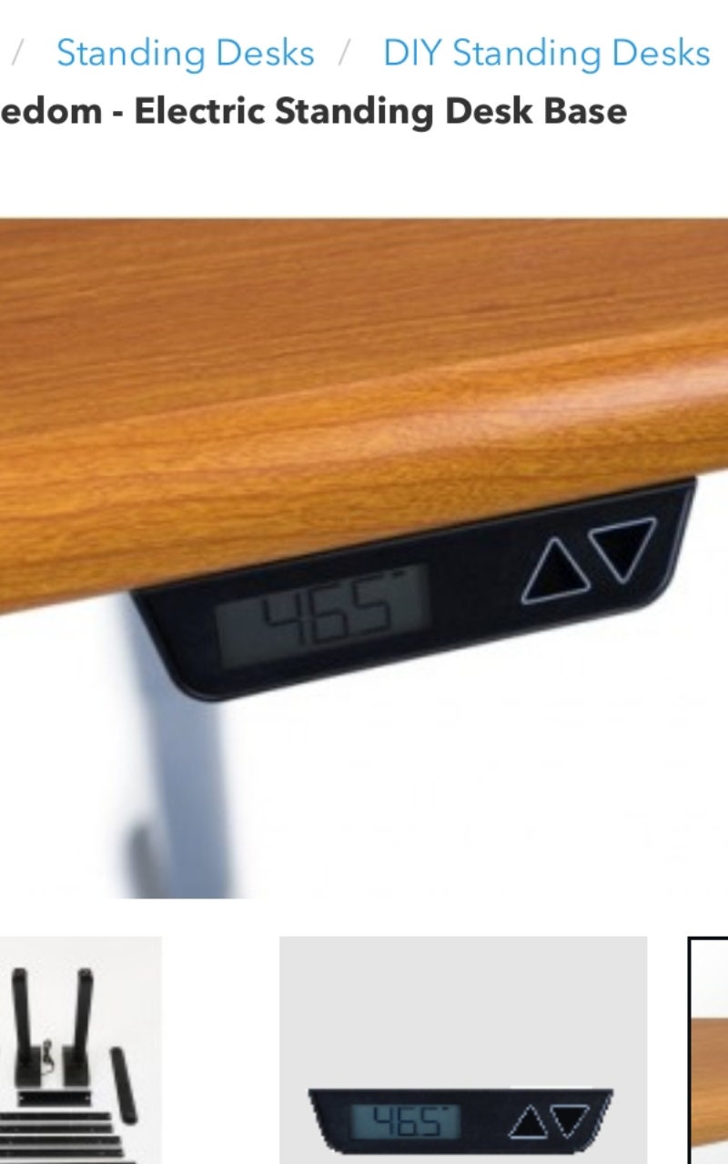 Sit Stand Desk Combo , Complete BYO Desk Set, Made in USA, W Bosch ...