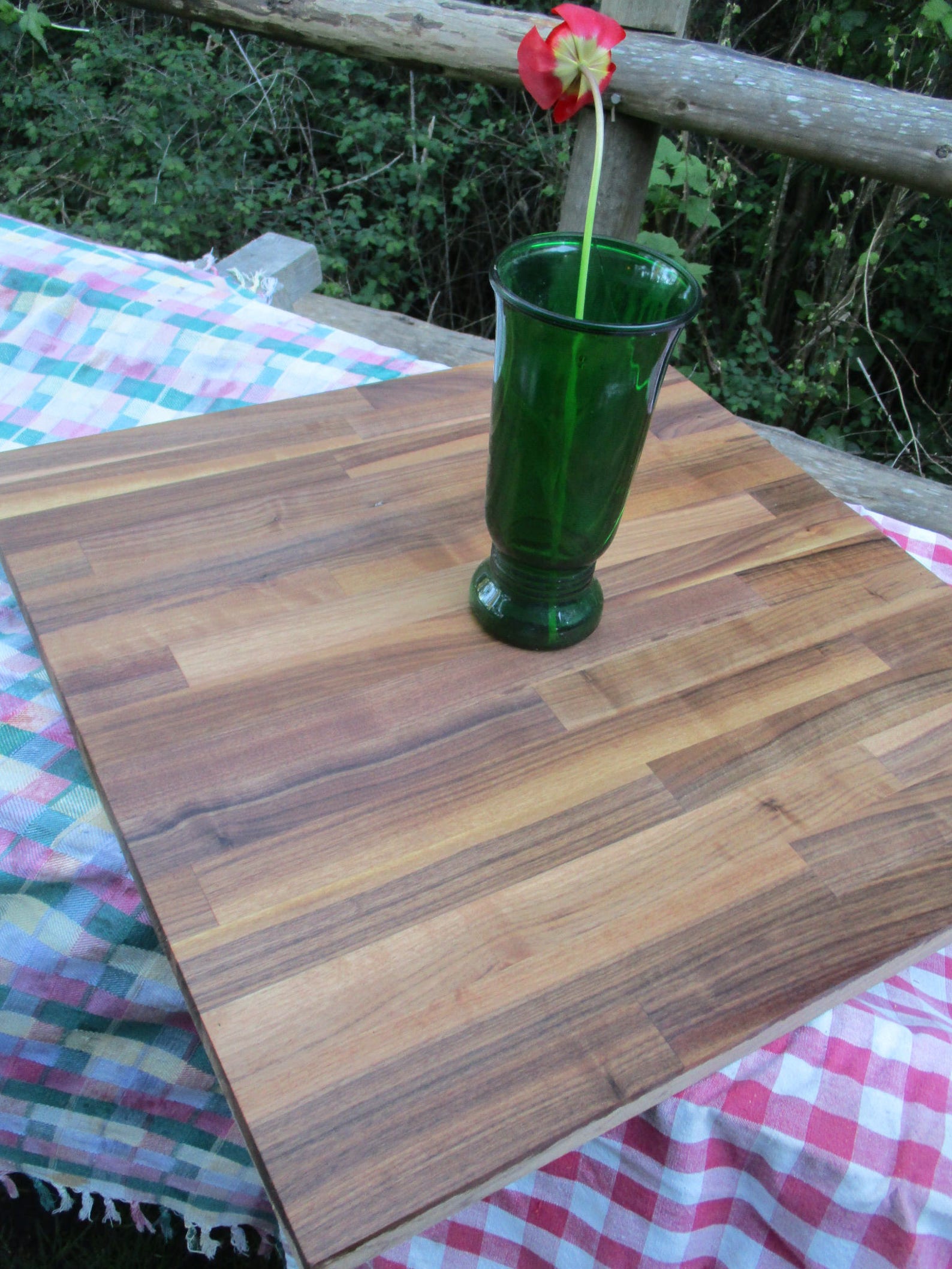 Cafe Table Butcher Block, Walnut Butcher Block Table, Table Top, Cafe ...