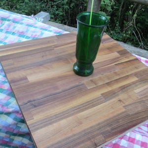 Cafe Table Butcher Block, Walnut Butcher Block Table, Table Top, Cafe ...