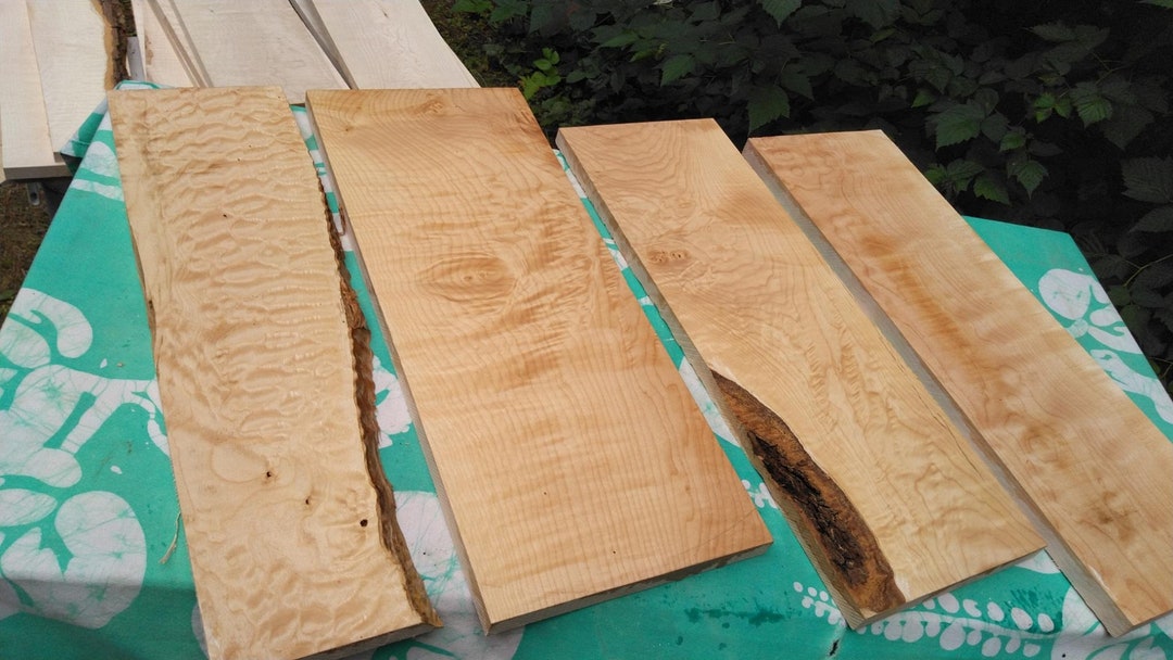 Maple Boards ( .5 to .75) ,boards of Figured Maple ( Quilted, Flame ...