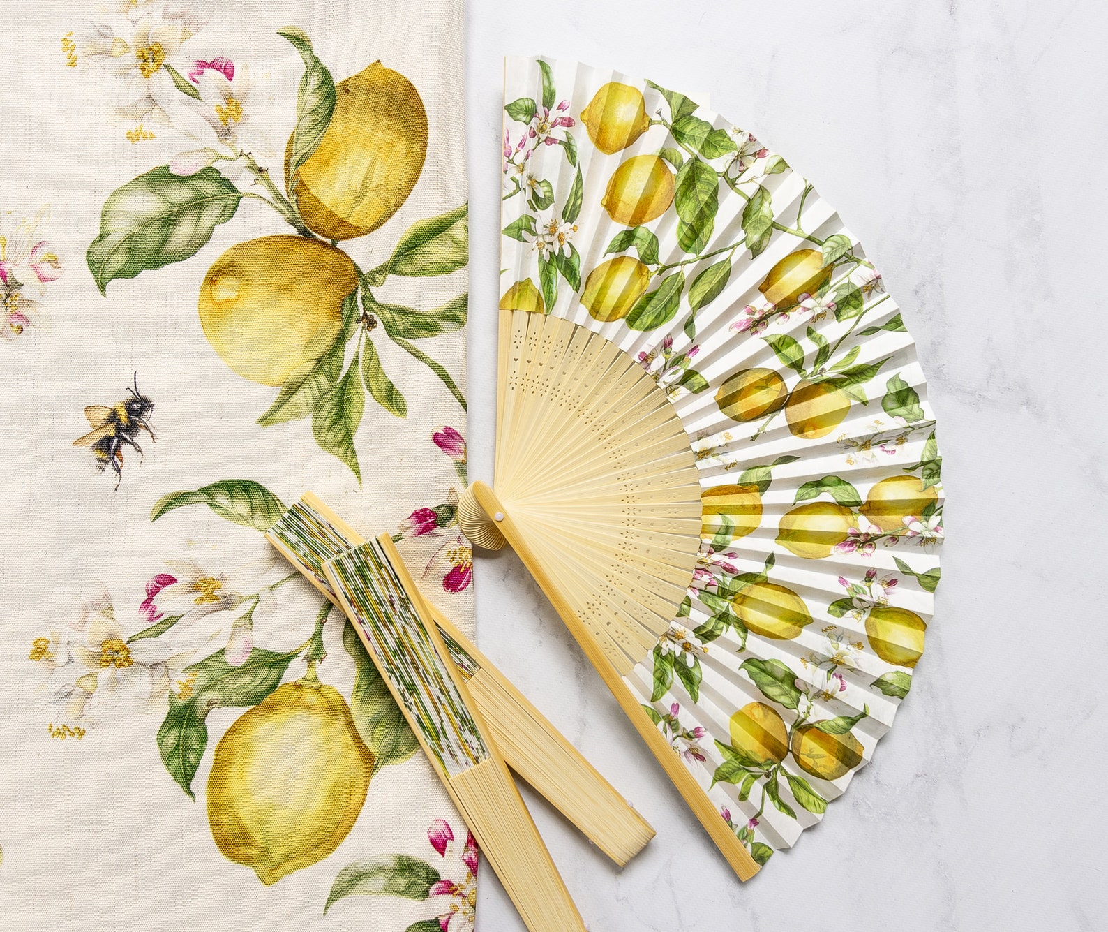 Lemon Fans Set of 10 Wedding Favors Party Favours Hand - Etsy