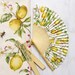 Lemon Fans Set of 10, Wedding Favors, Party Favours, Hand Painted Lemon ...